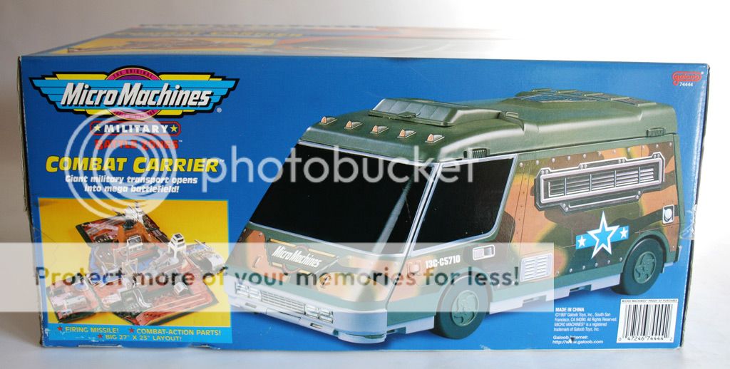RARE 1997 HUGE MICRO MACHINES MILITARY COMBAT CARRIER PLAYSET GALOOB ...